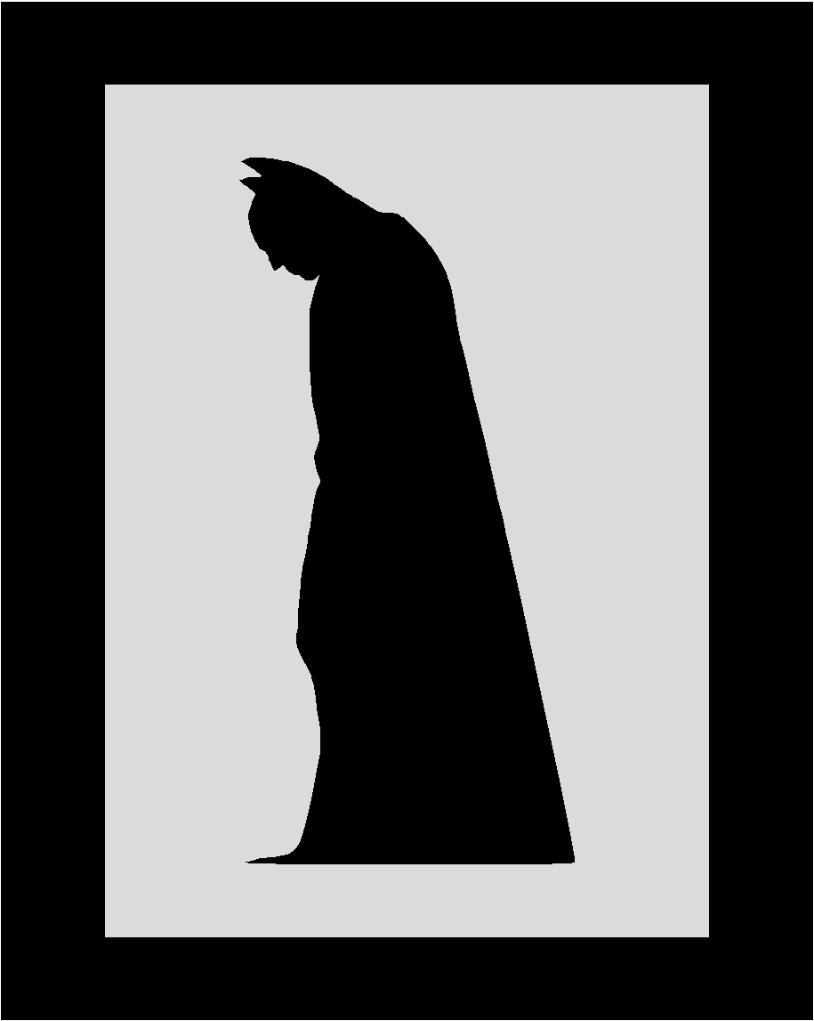 Stencil Batman