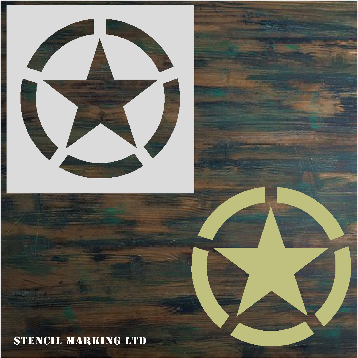 Military Star Stencil Stencil Marking Products Ltd