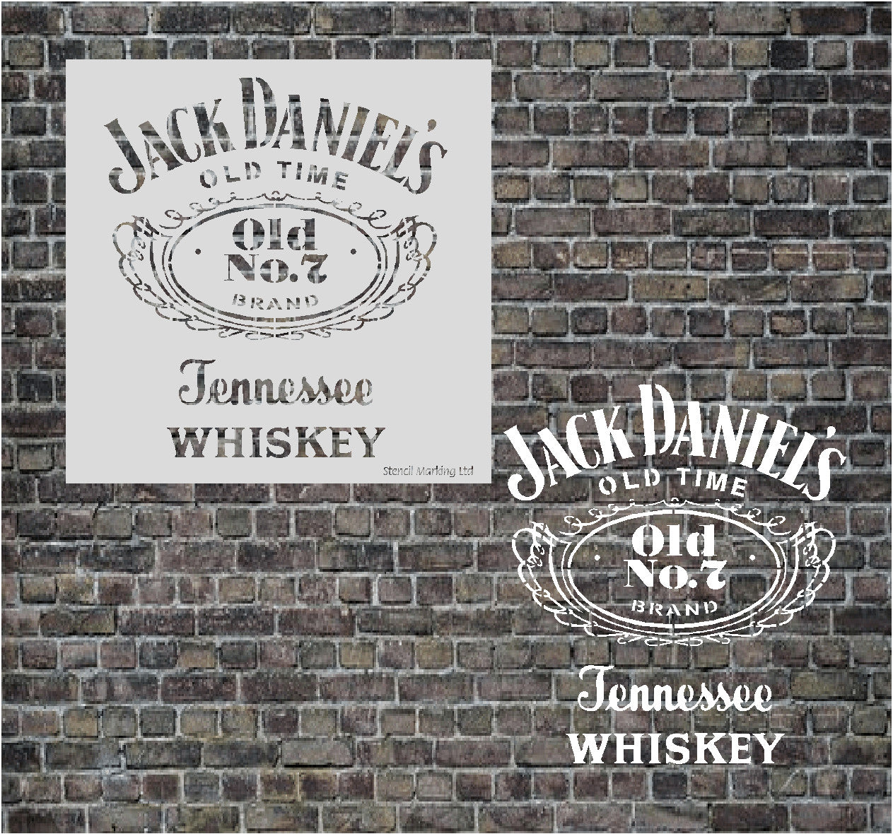 Jack Daniels Stencil – Stencil Marking Products Ltd